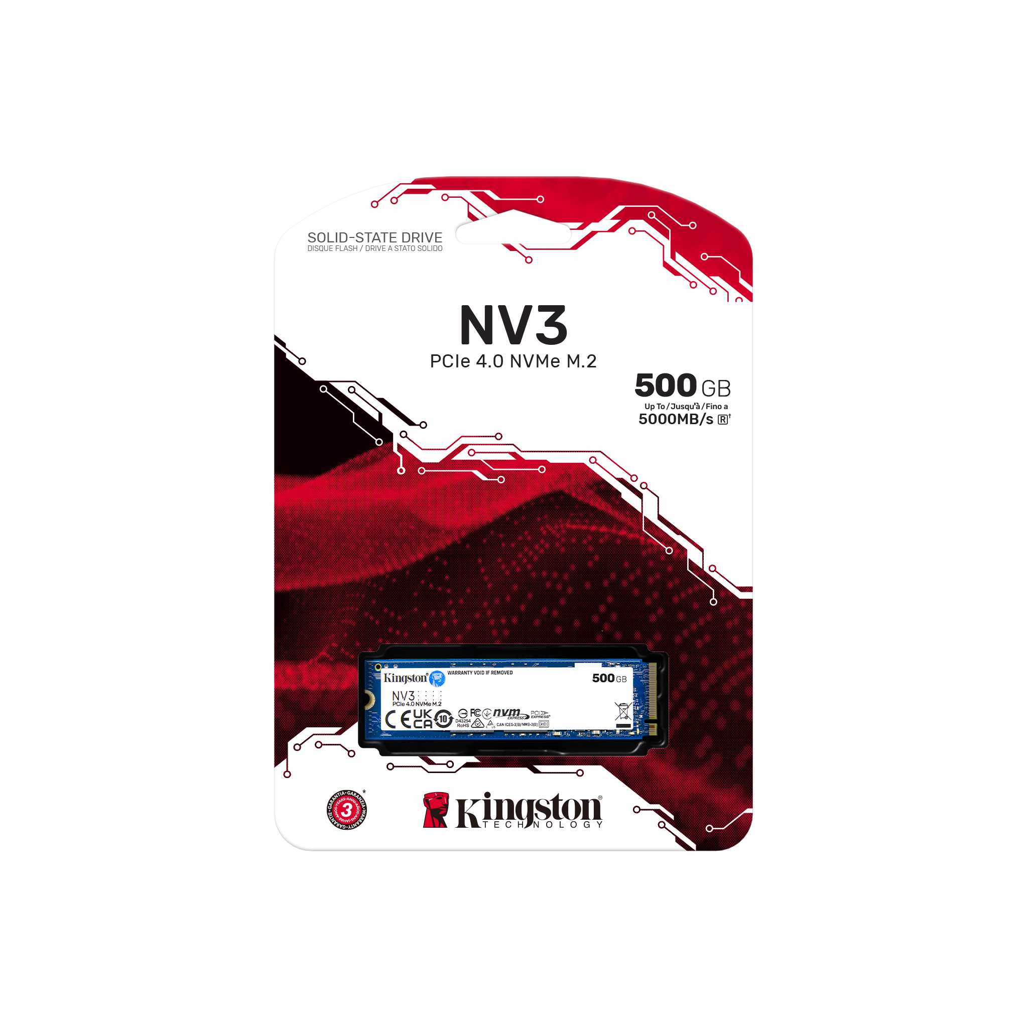 Almacenamiento Disco Solido SSD NVMe Kingston 500GB NV3 PCIe 4.0 M.2 ... Almacenamiento Disco Solido SSD NVMe Kingston 500GB NV3 PCIe 4.0 M.2 ...